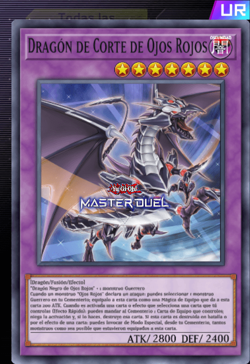 Dragón de Corte de Ojos Rojos - Carta | bonyou's Yu-Gi-Oh! Master Duel